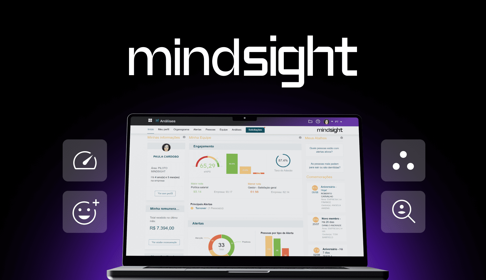 Sistema de Gestão de Pessoas - Plataforma de Gestão de Talentos | Mindsight